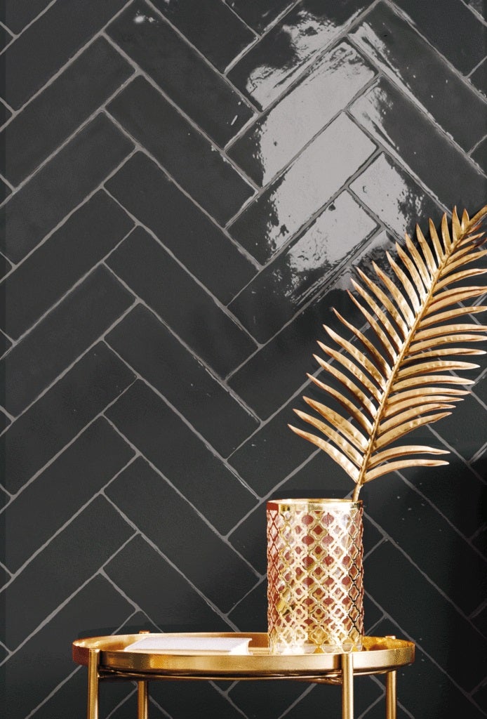 Carrelage Effet Zellige LAUREL CLAY 6x20 Jasper grey - Lot de 0,50m² soit 40 pièces | Leroy Merlin