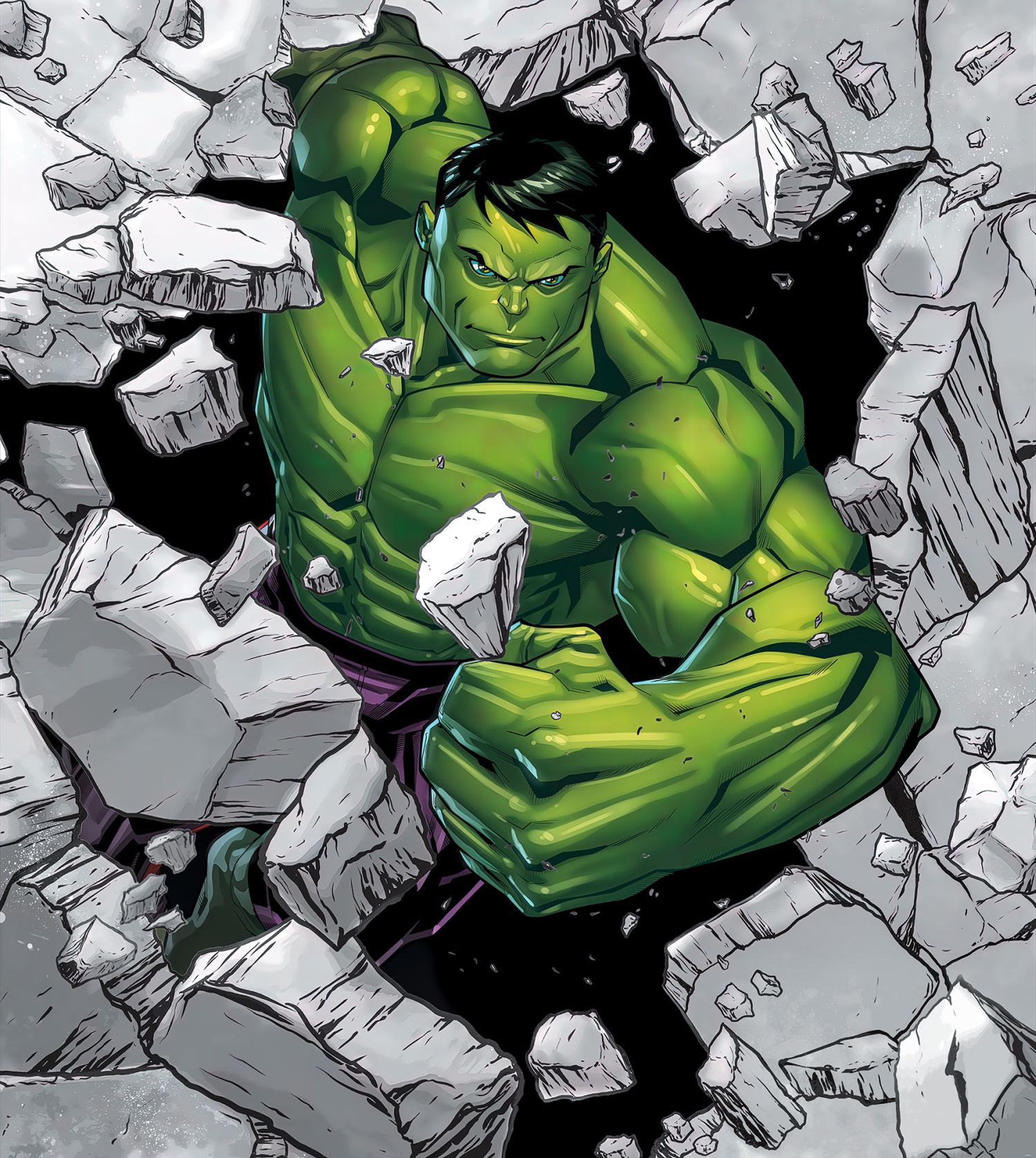 Fotomurale Vendicatori Hulk verde e grigio - 250 x 280 cm - Komar ...