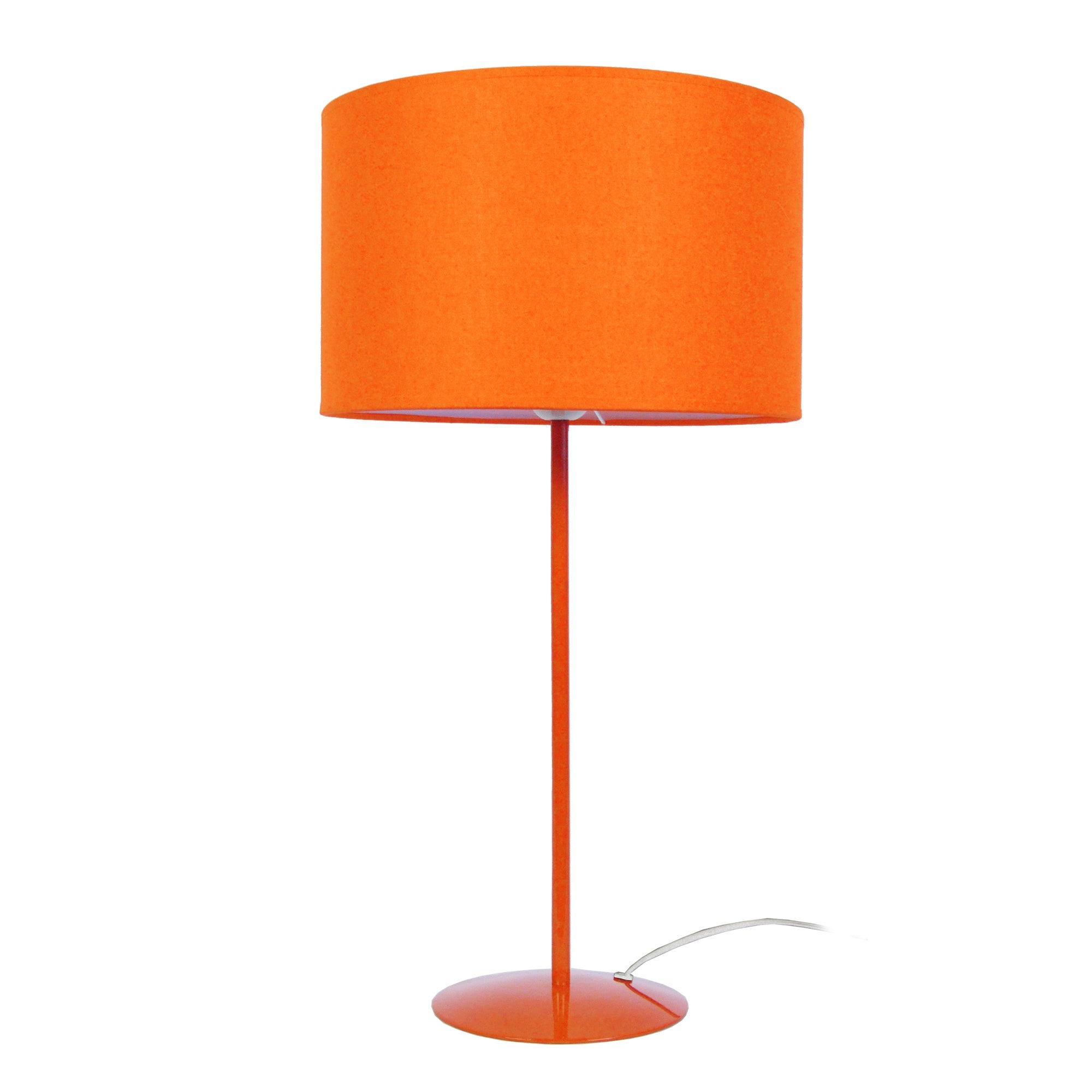 Lampe a Poser TOSEL ,métal,Orange ,H 58xD30x P 30cm | Leroy Merlin