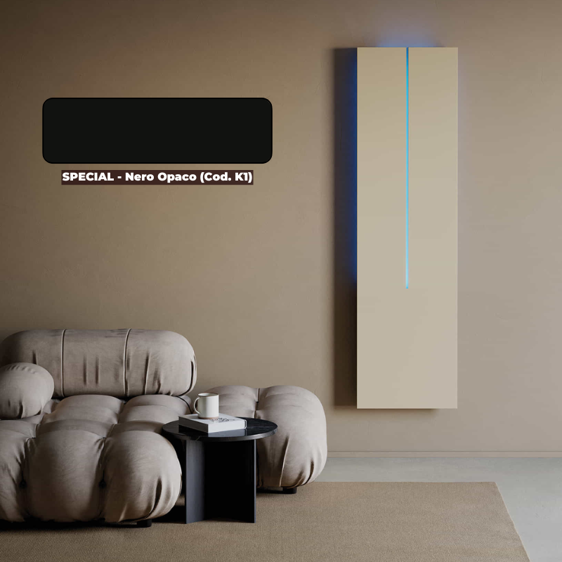 Radiateur design électrique connecté ORIGIN 750W noir opaque - IRSAP ...