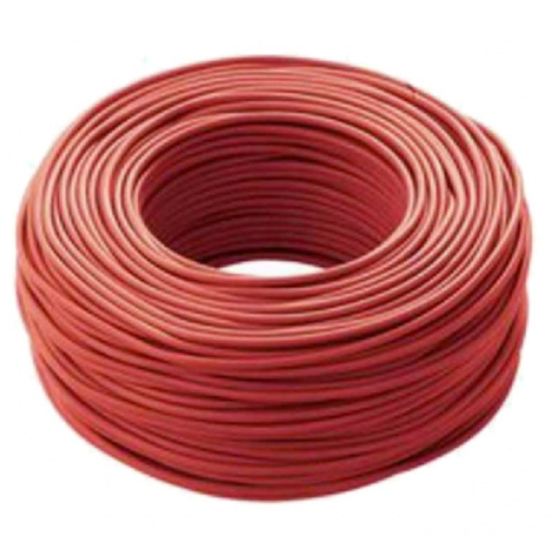 Cable unipolar cordon 1,5mmq rojo 100mt | Leroy Merlin