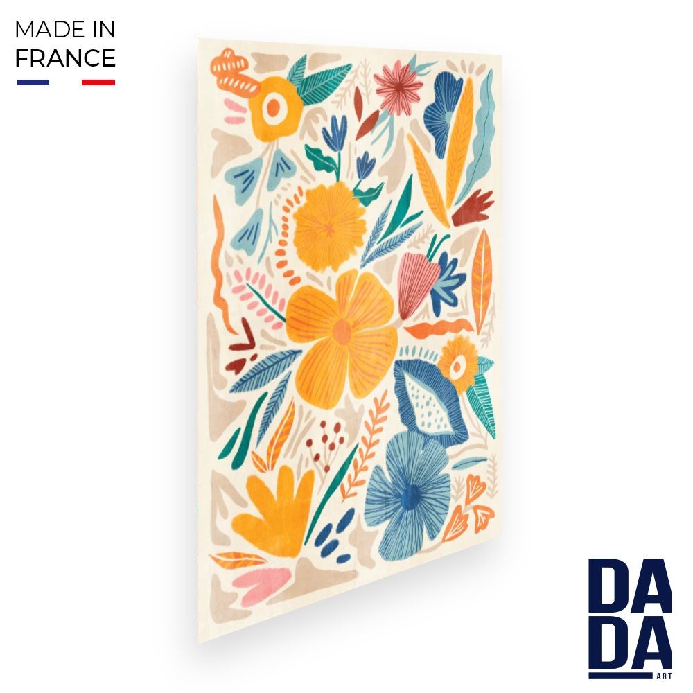 Affiche Fleurs éclatantes / 60x80cm / Fabriqué en France / DADA ART ...