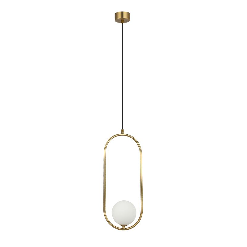 Suspension Luminaire Pour Ampoule LED G9 D120 Doré Zambelis 23135 ...