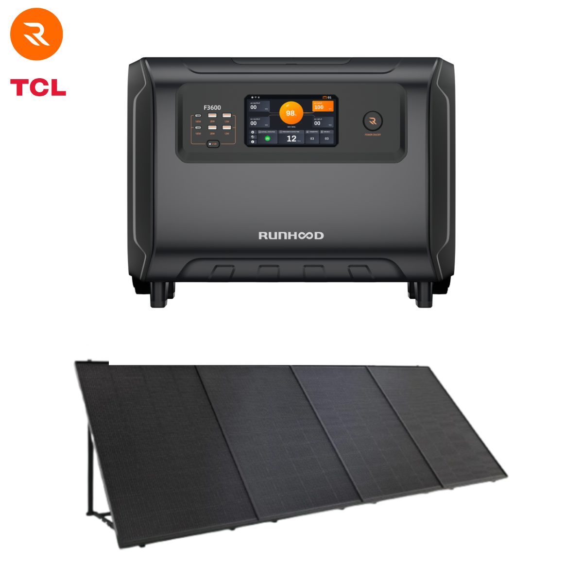 Kit Balcon Pro+ RUNHOOD – 3,6 kWh + 800 W Solaire – Solution Plug ...