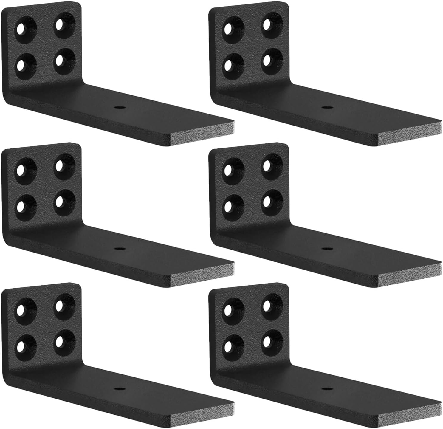 Lot de 6 supports d'étagère en forme de L, adaptés à différents types d ...