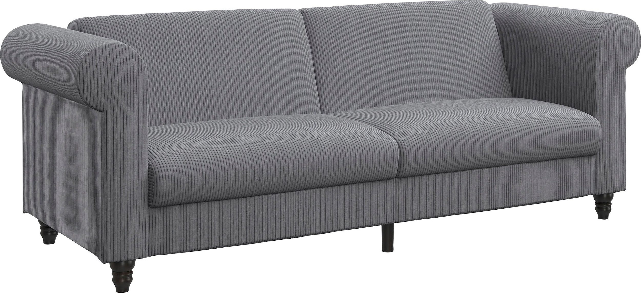 Felix II|Sofá cama de 3 plazas en tela gris | Leroy Merlin