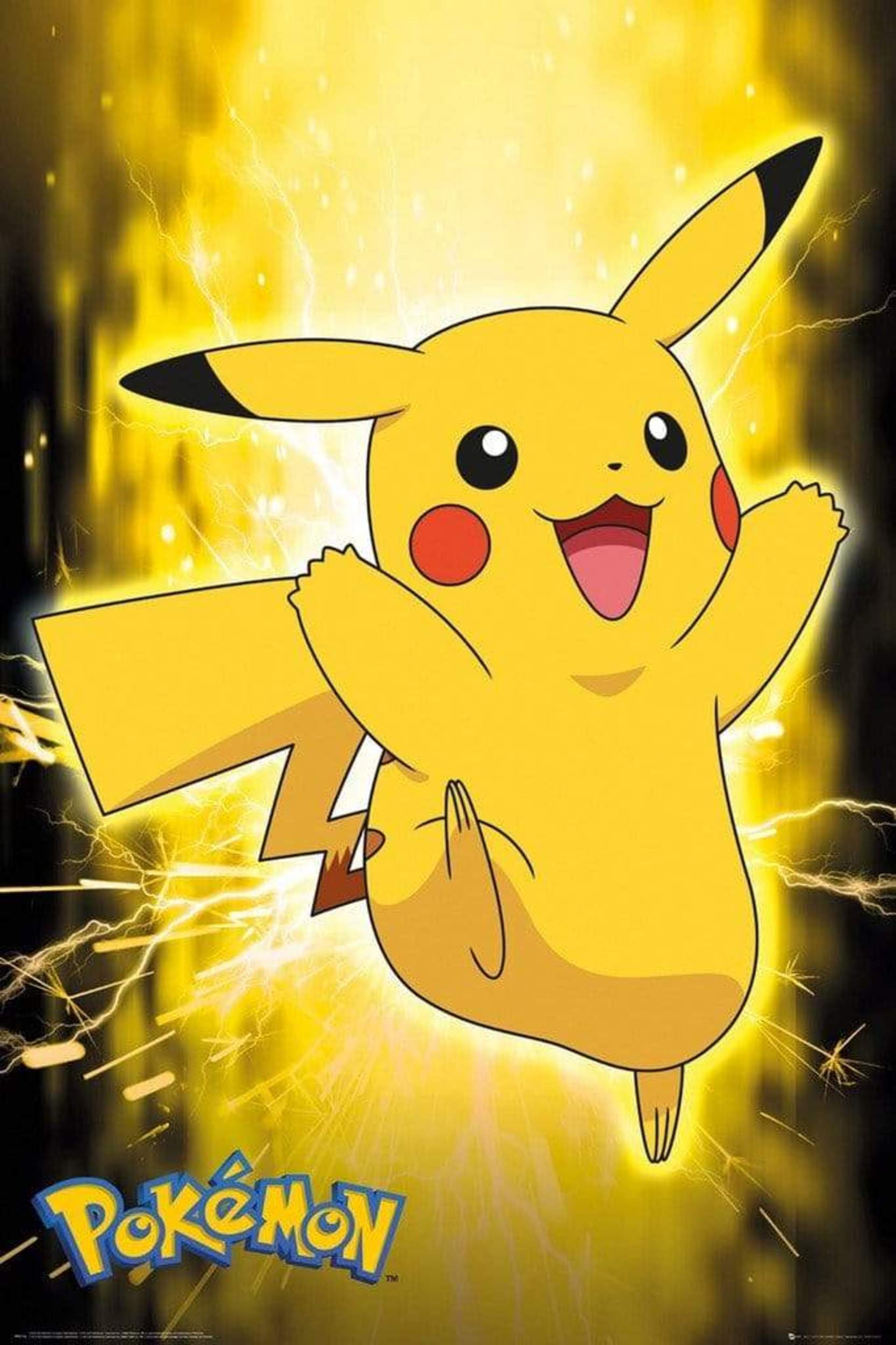 Poster Pokémon - Pikachu Neon 61x91.5cm | Leroy Merlin