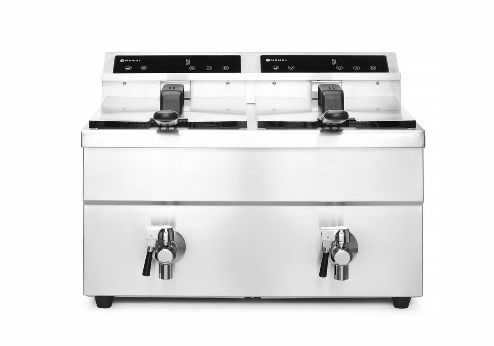 Hendi 215029 Induction Deep Fat Fryer Kitchen Line Double | Leroy Merlin