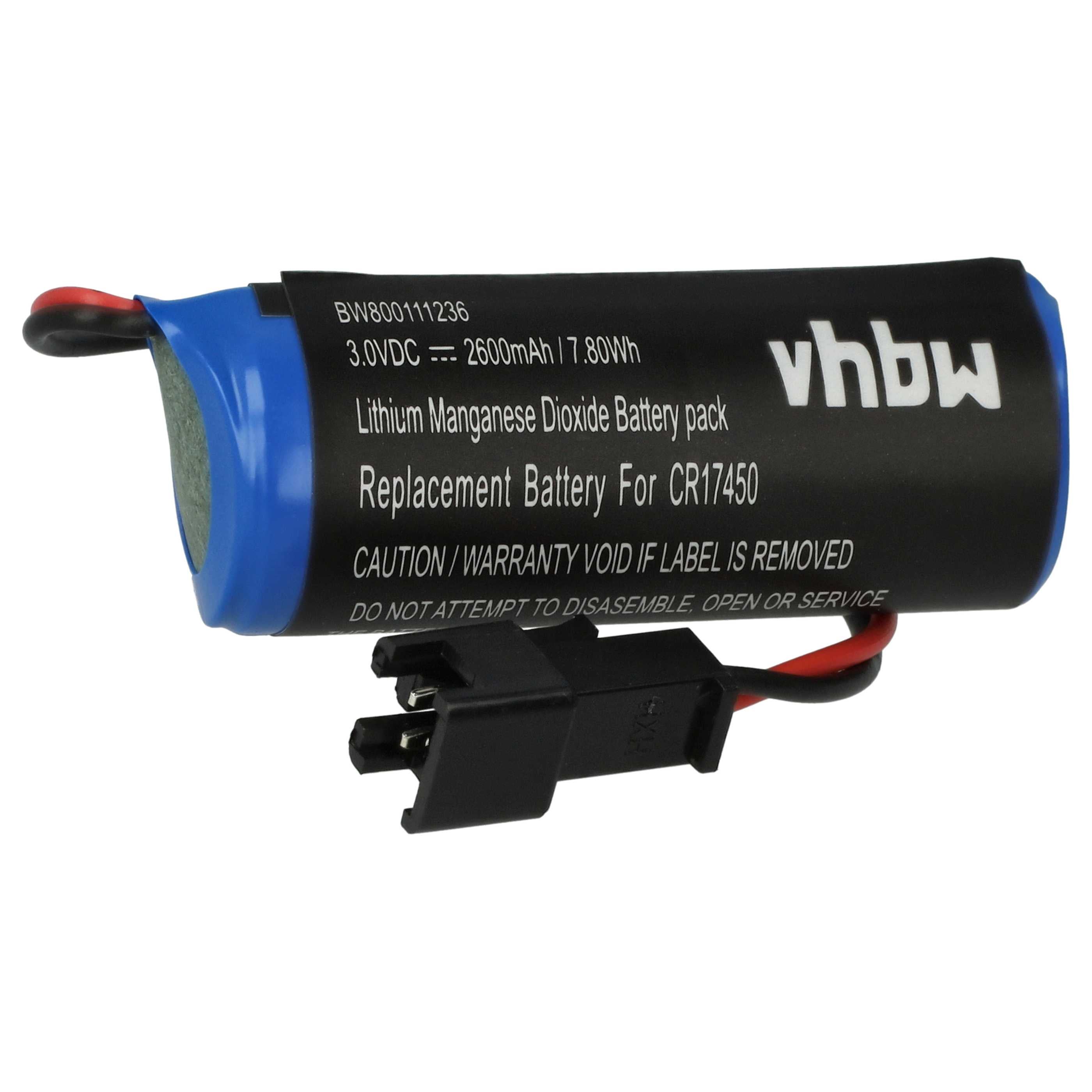 Vhbw Batterie remplacement pour Sanyo CR8.L, CR8.LHC pour PLC Contrôleur Logique Programmable ...