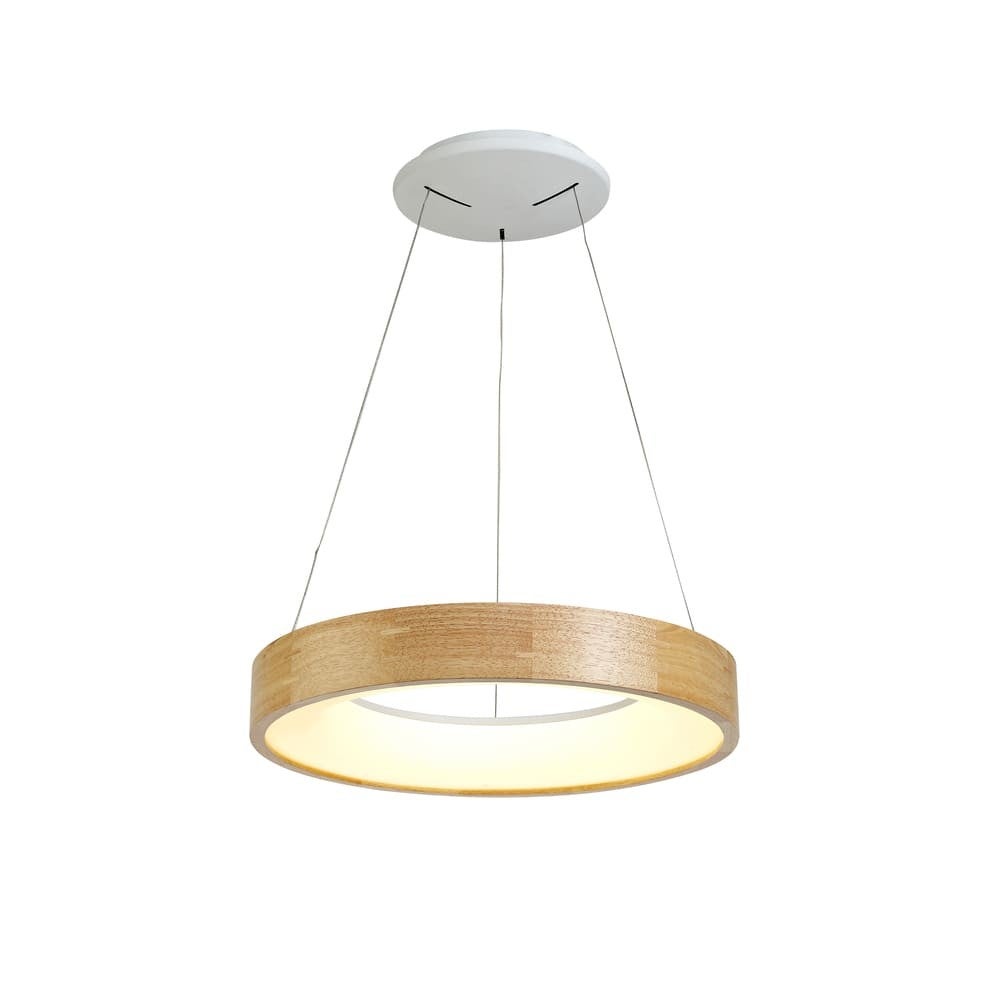 Plafonnier led Mad 28W bois naturel | Leroy Merlin