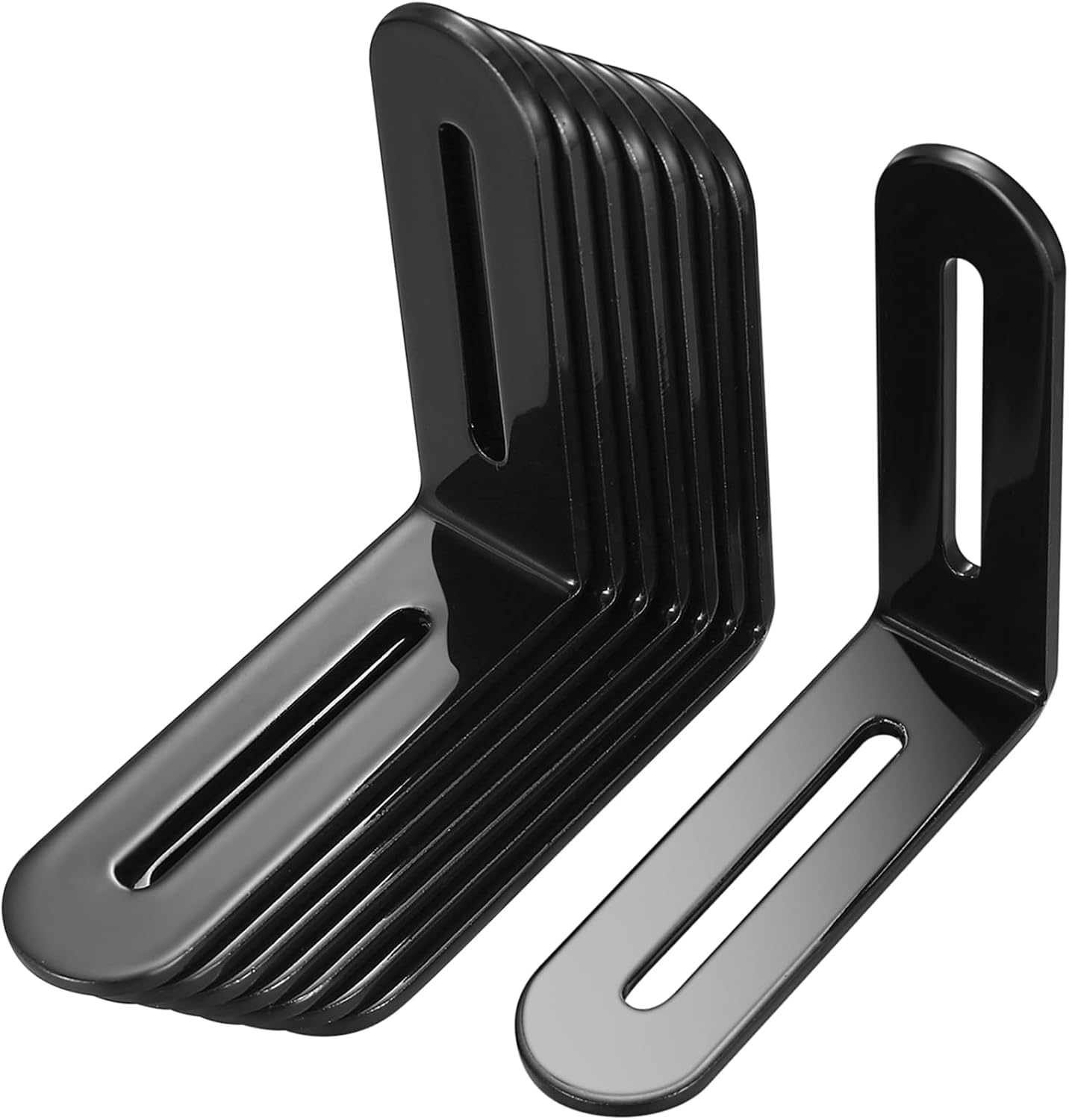 8 Pièces Équerre de Fixation Mural, 80x80mm Equerre Fixation avec 2 ...