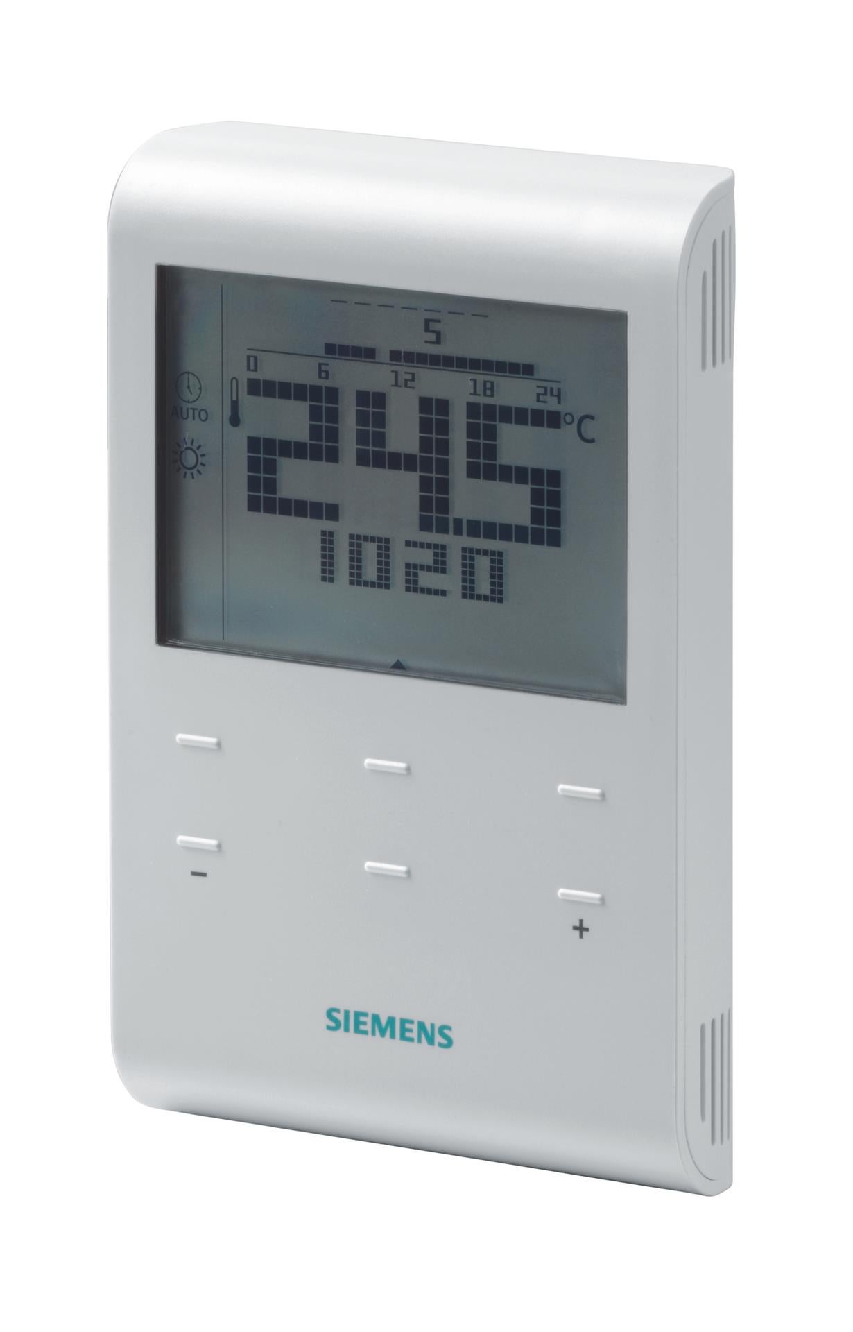 SIEMENS- Thermostat d'ambiance sans fil avec programme horaire RDE100 ...