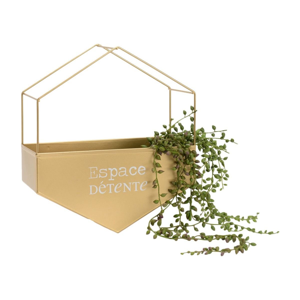 Cache-pot en métal hexagonal Espace détente Amadeus | Leroy Merlin