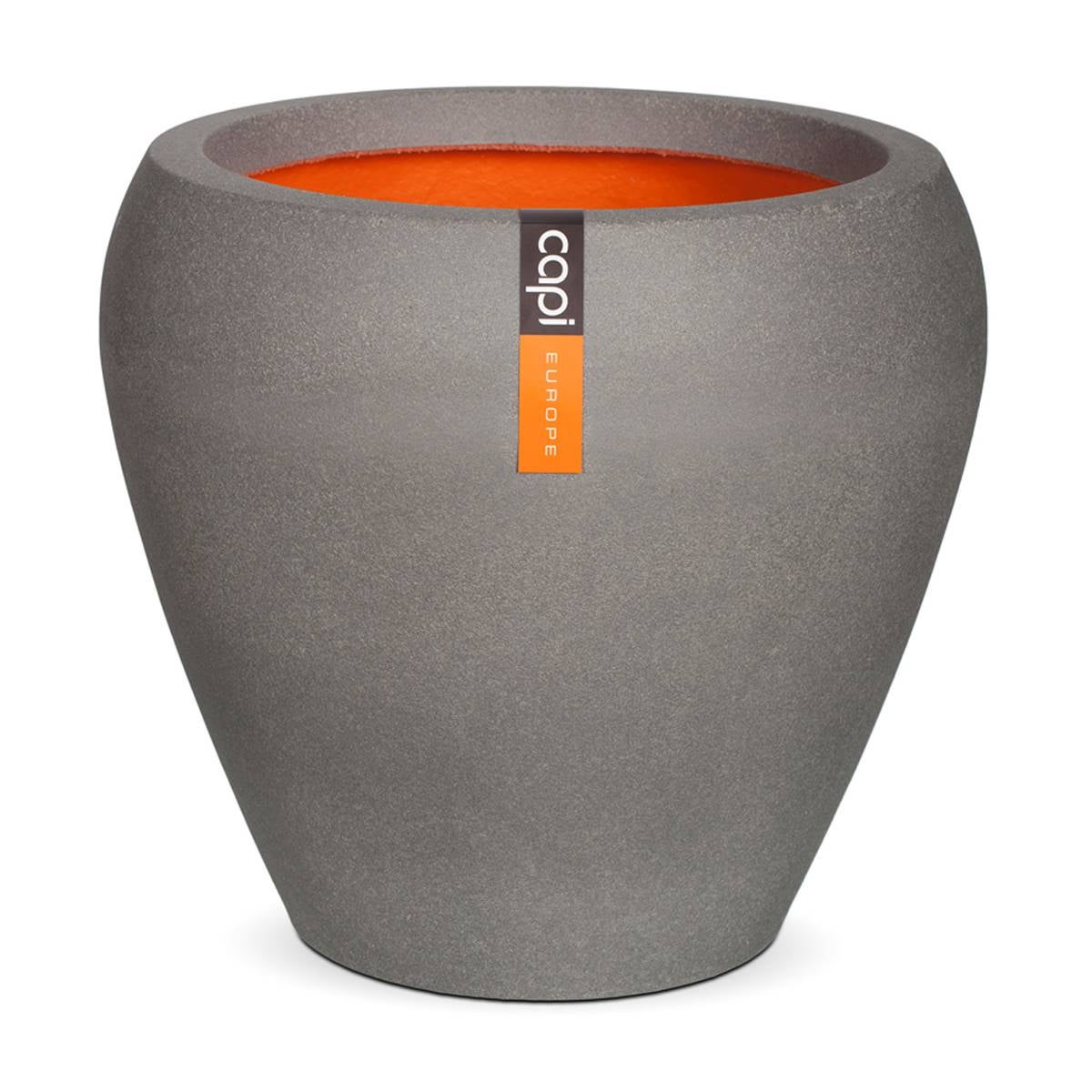 Bac en plastique top qualité Int/Ext. bullet bas 42x38 cm gris | Leroy ...