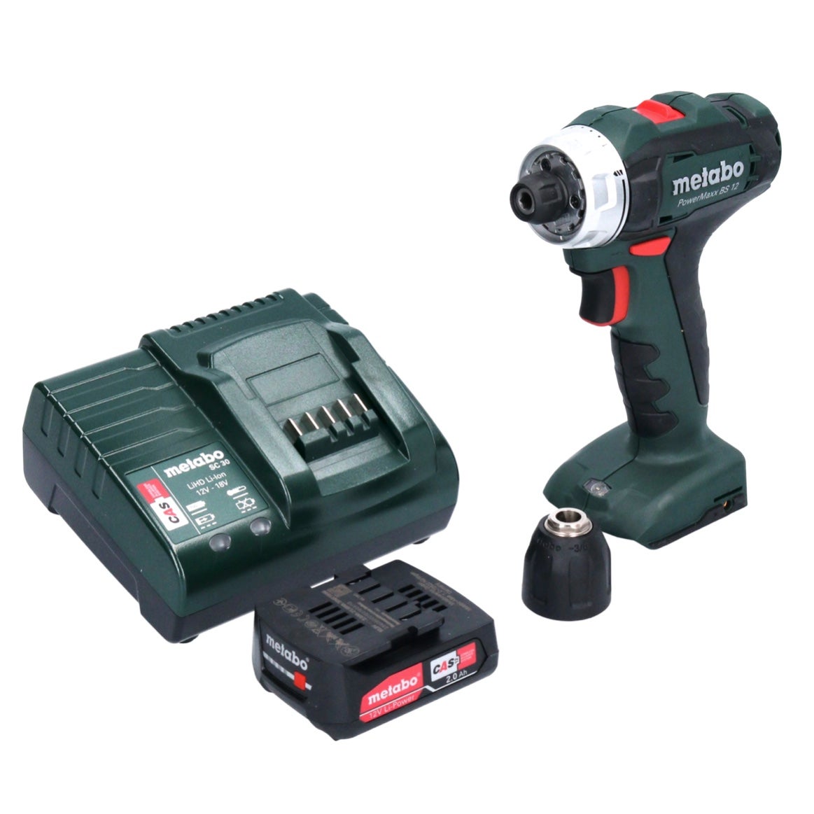 Metabo PowerMaxx BS 12 Perceuse-visseuse sans fil 40Nm 12V + 1x ...