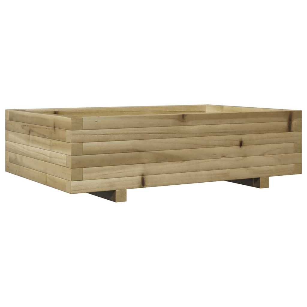 Jardinière en bois de pin imprégné 90x60x26,5 cm - COMFORTXL | Leroy Merlin