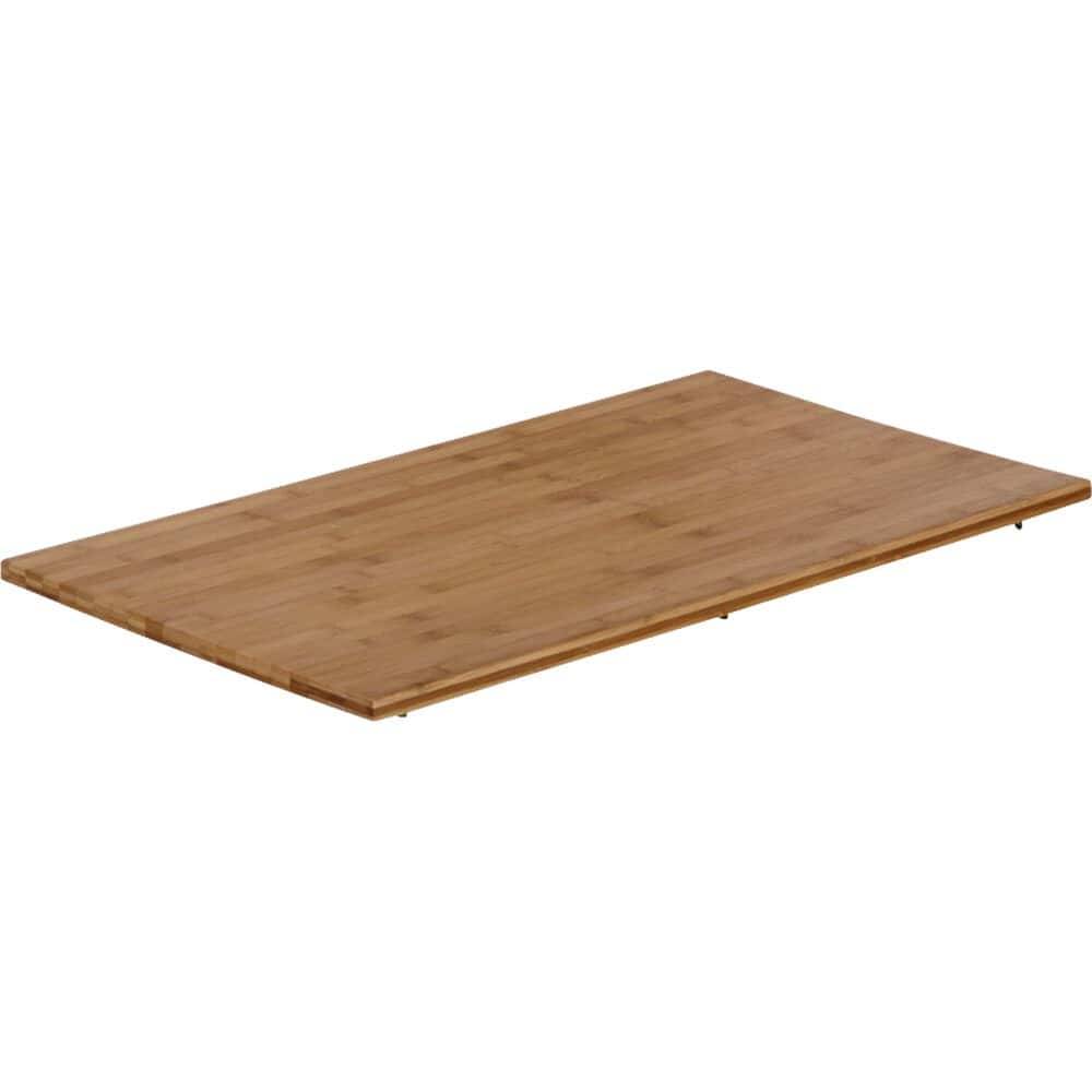 Top pour meuble vasque Bois Bois clair DANONG ALINEA - L80 x larg46 x ...