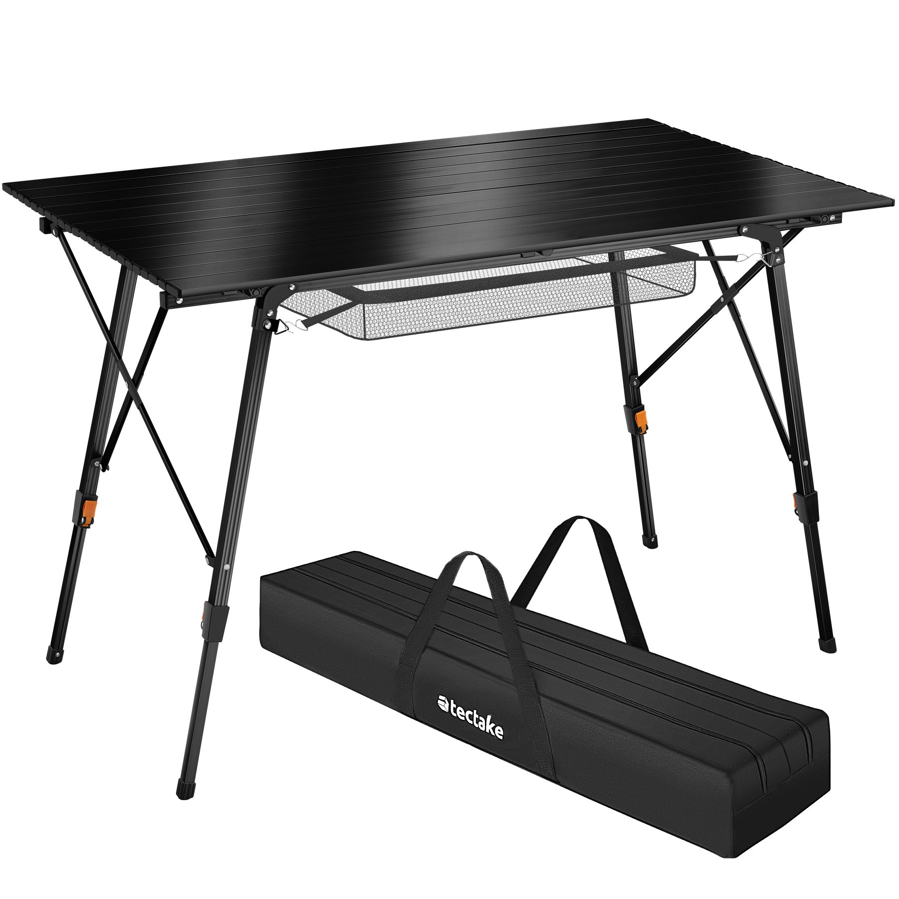 Table de camping en aluminium 4 places pliable et réglable en hauteur ...
