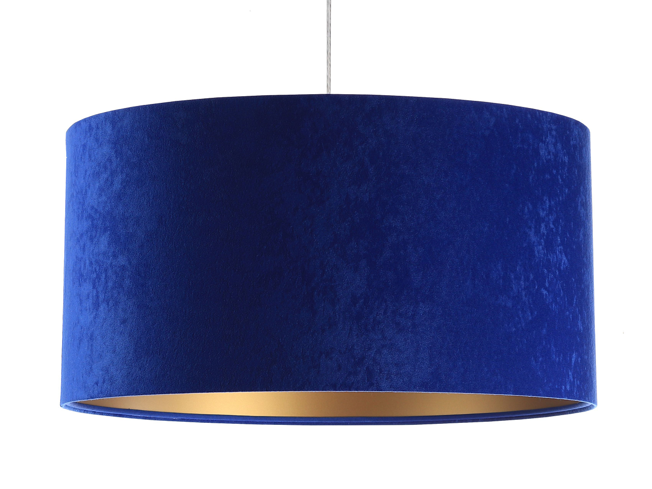 Lampa wisząca HOME 50 niebieska/złota - Leroy Merlin