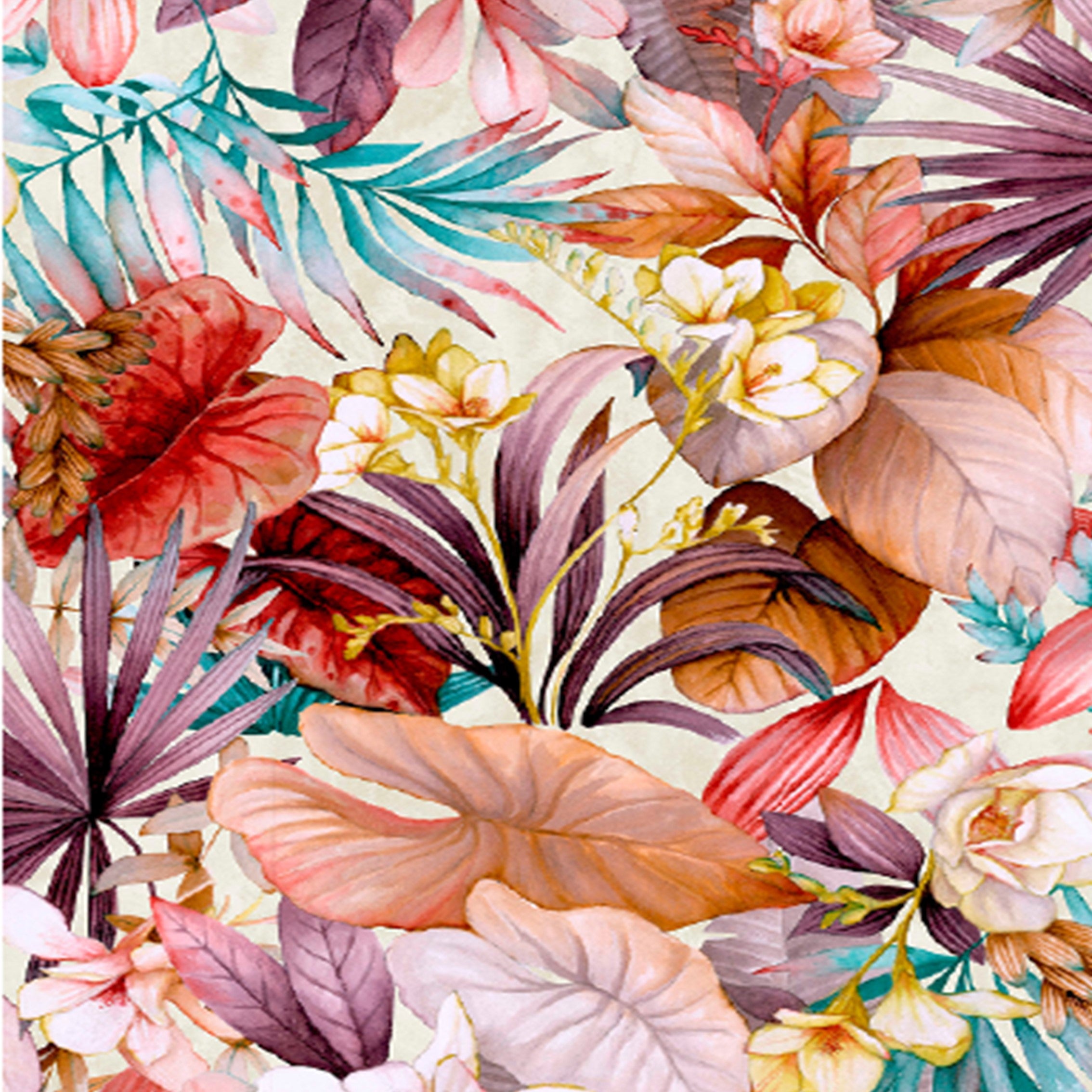 Papel Pintado TNT IVANA.4481 W-10 Motivos Hojas. 68cmx10m Aplicación ...