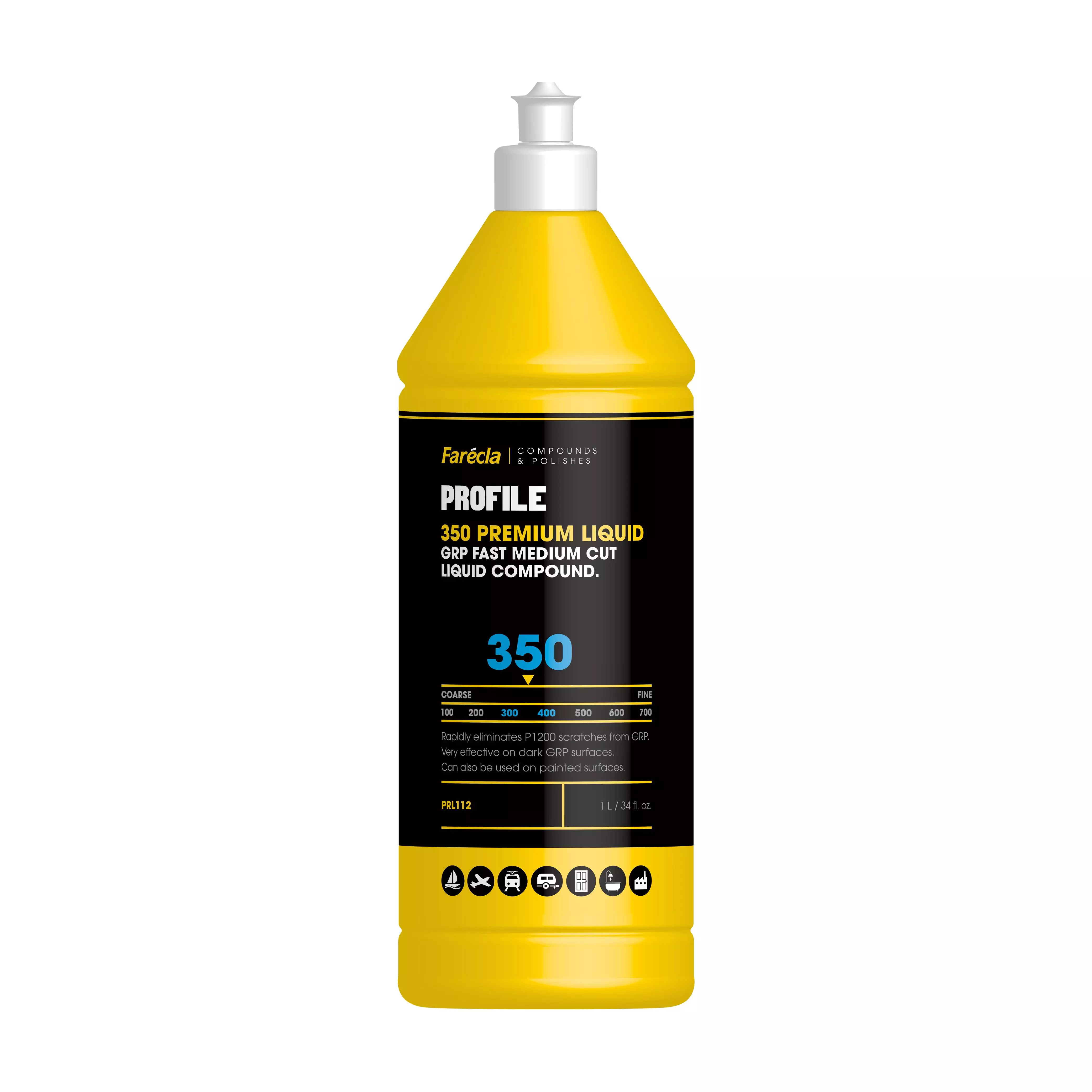 Farecla Profile 350 Medium Cut Polish Gelcoat 1 Lt | Leroy Merlin