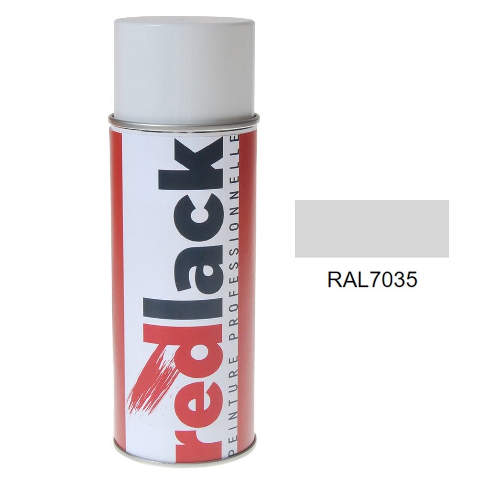 Vernice spray Grigio chiaro RAL 7035 Redlack multisupporto lucido ...