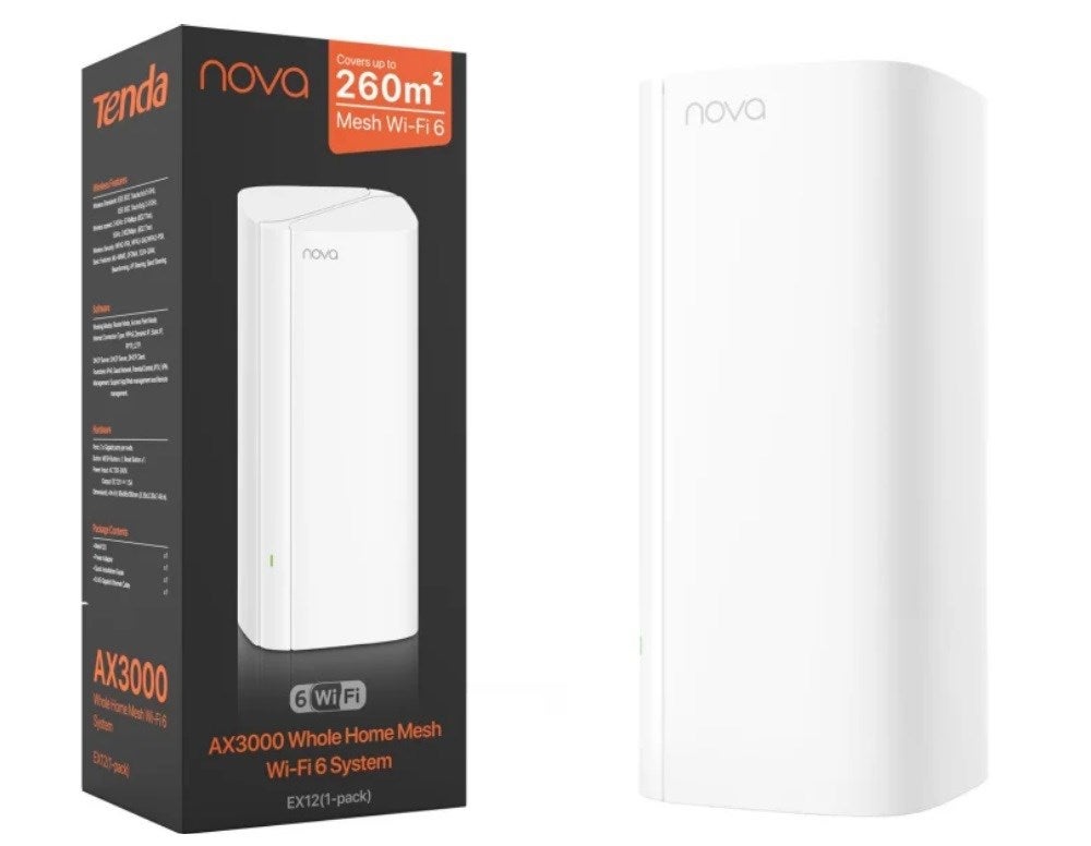 Tenda EX12 Paquete de 1 sistema AX3000 Mesh Wi-Fi 6 (jednopak) | Leroy ...