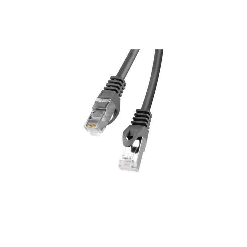 C ble r seau Lanberg rj45 cat.6 ftp 5m noir pcf6-10cc-0500-bk | Leroy Merlin