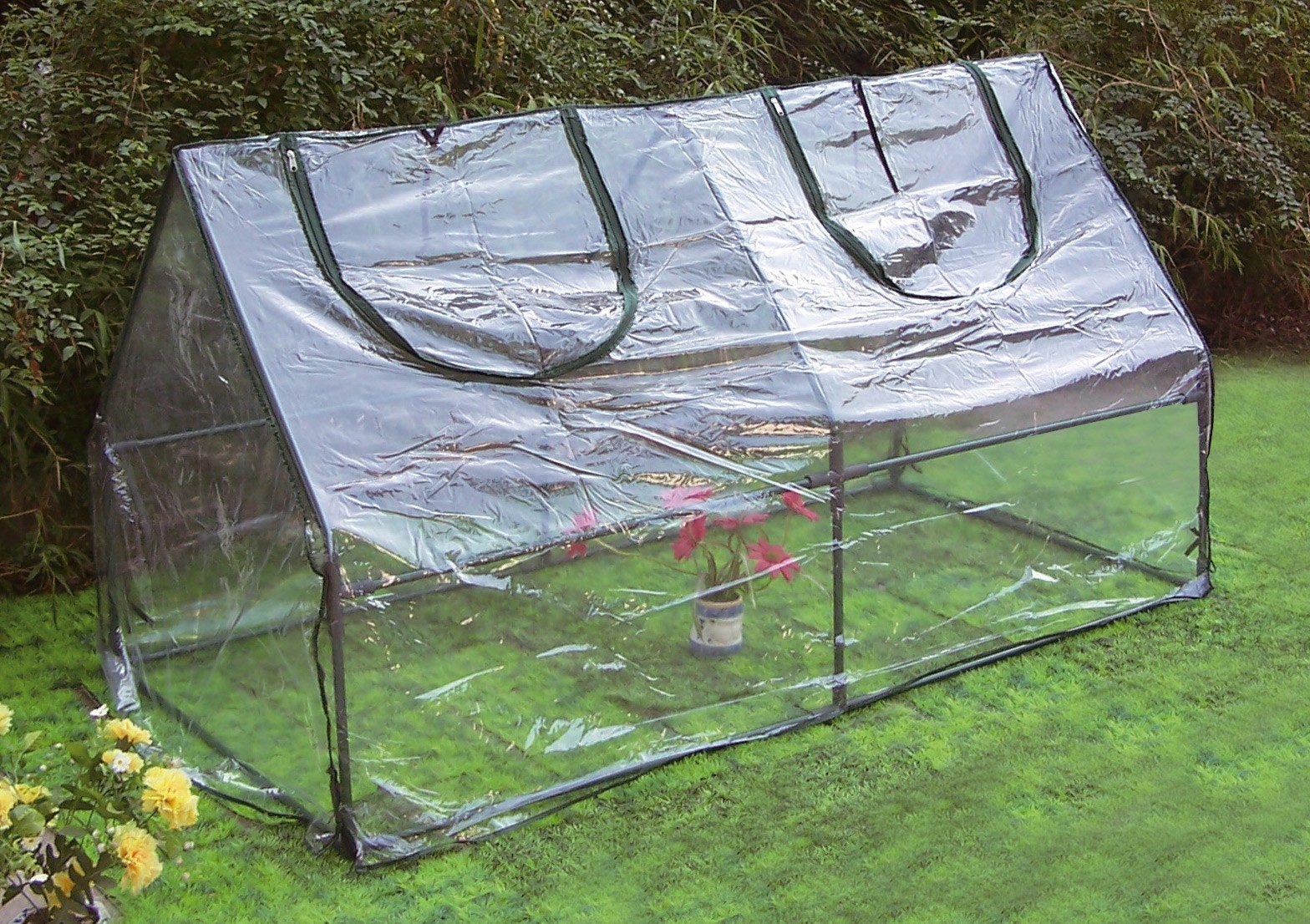 Mini Invernadero PVC de Suelo 180x90x92 cm | Leroy Merlin