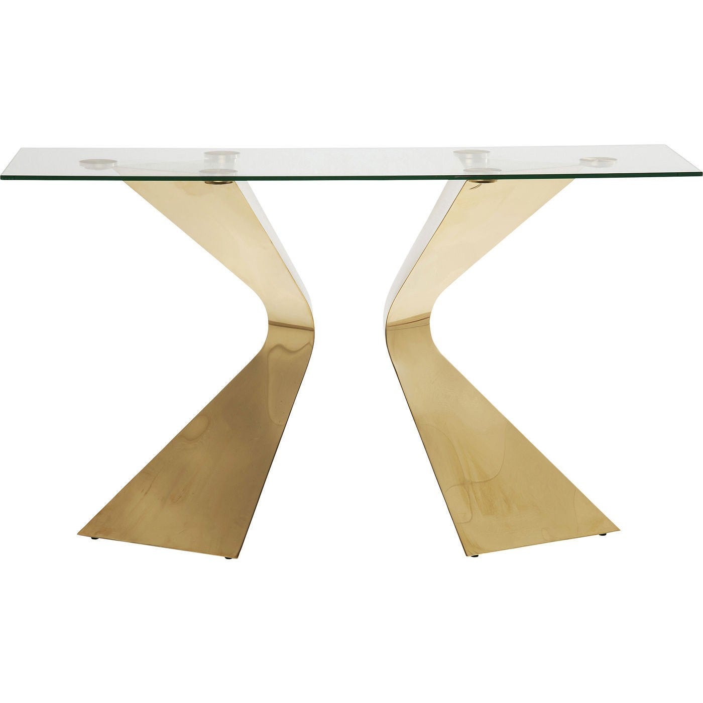 Console Gloria 140x45cm dorée Kare Design | Leroy Merlin