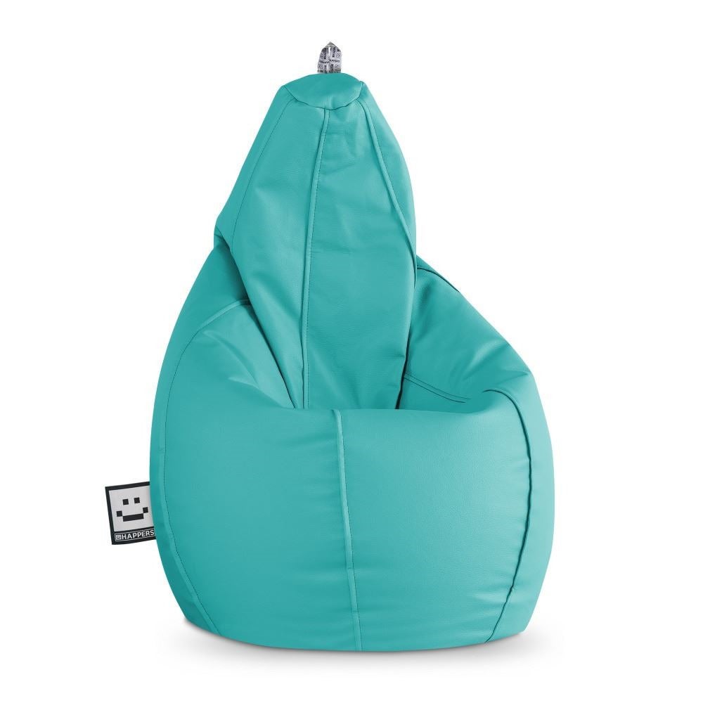 Pouf Poire Similicuir pour Extérieur ou Intérieur Tuquoise XXL | Leroy ...