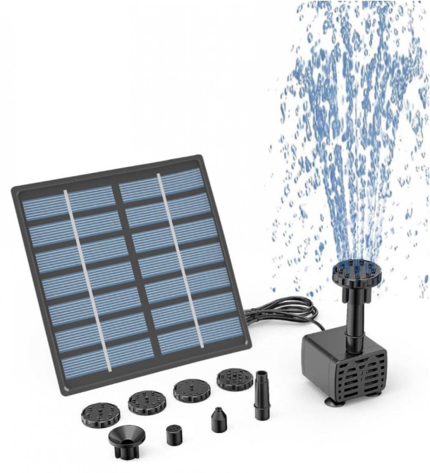 Bomba de estanque - Energía solar - Fuente solar - fuente solar - bomba ...