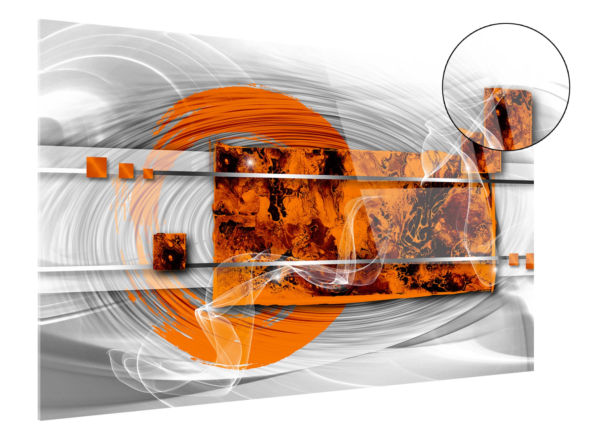 Tableau plexiglas abstrait WHITE EFFECT | Leroy Merlin