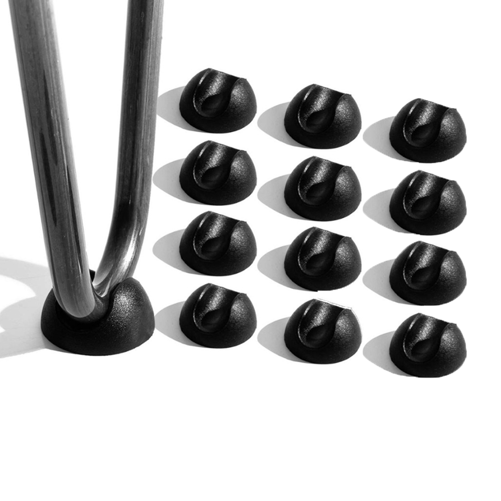 Juego de 12 pies protectores para el pasador de cabello de silicona ...