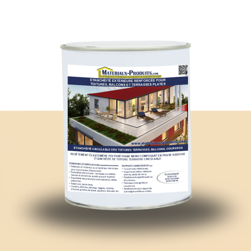 Etanchéité extérieure renforcée pour toitures, balcons et terrasses ...
