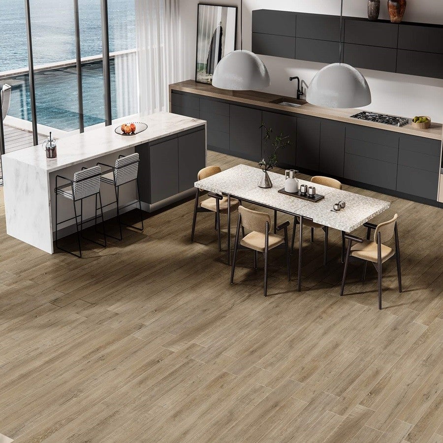 Carrelage Effet Bois 20x120 Cm Forest Dark | Leroy Merlin