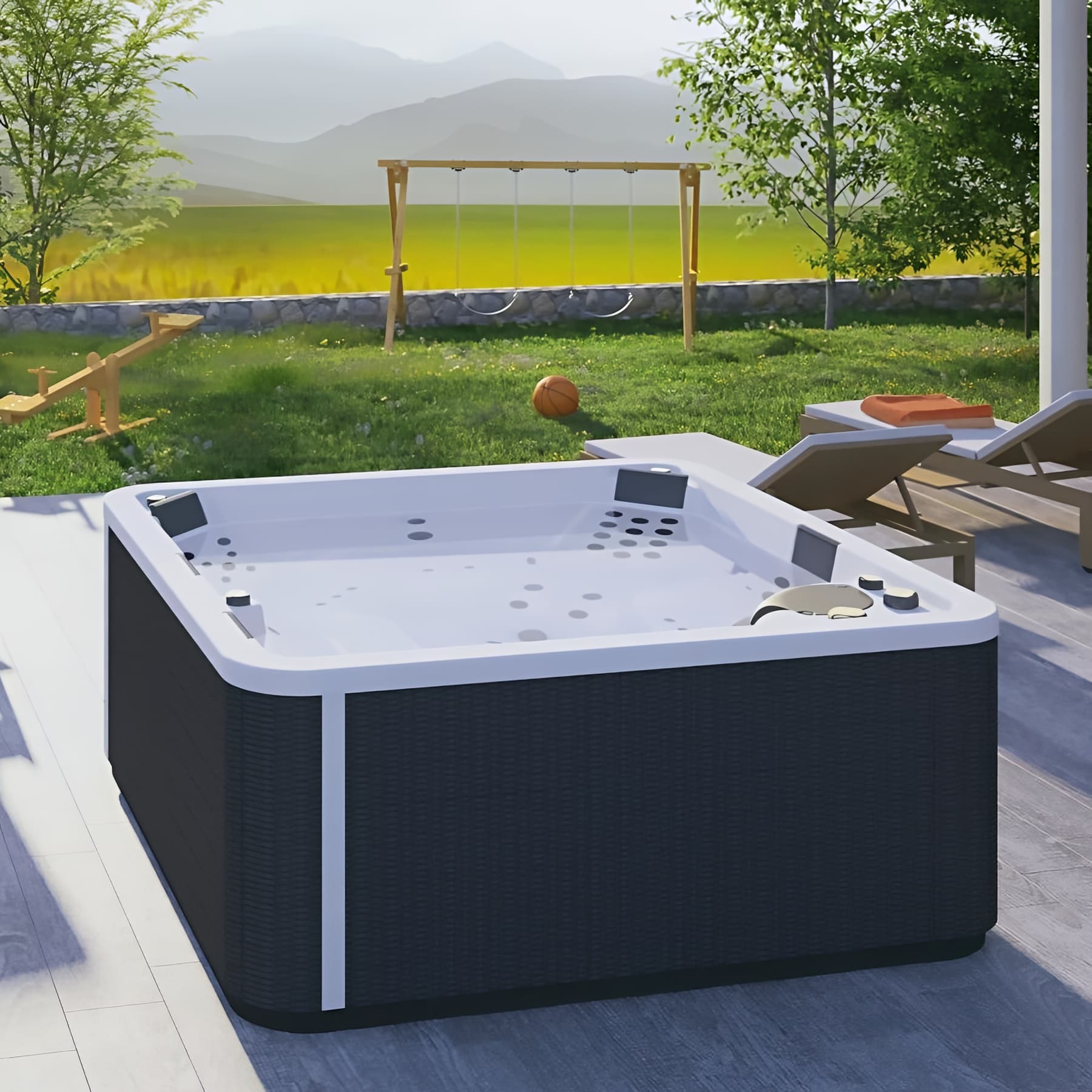 SPA A500 version 6 places Winter Solstice Système Relax | Leroy Merlin