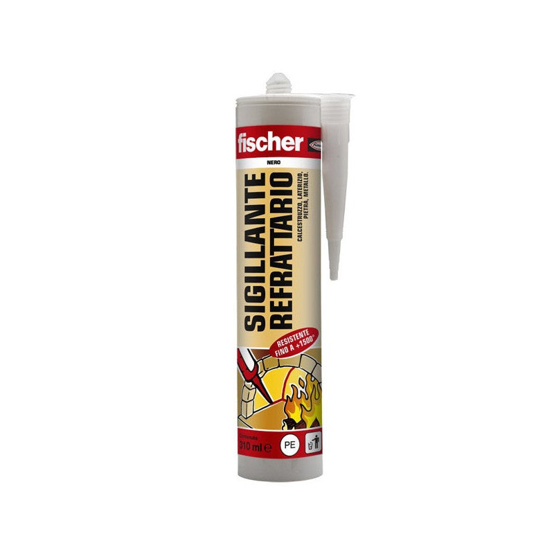 Silicona Alta Temperatura Sr 1200 Negro Ml 300 Fischer | Leroy Merlin