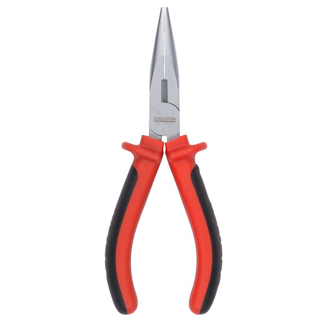 Pince bec long droit Kreator 150 mm chrome vanadium | Leroy Merlin