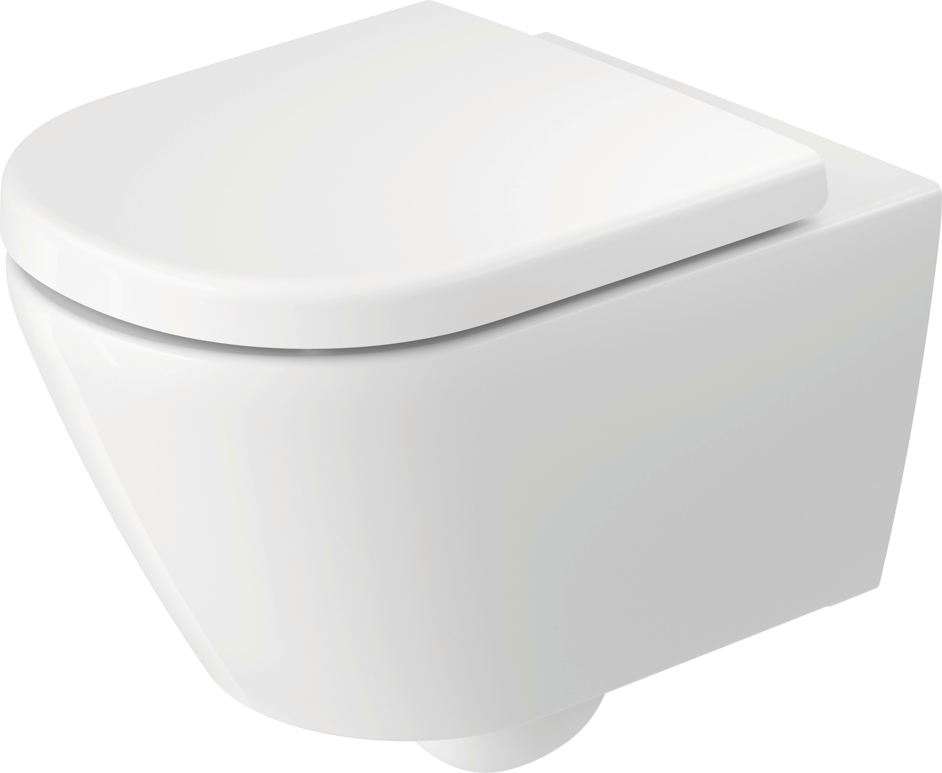 WC suspendu Duravit D-Code, base de charnière prémontée, fixation ...