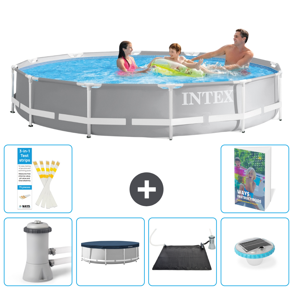 Intex Piscina Prism Frame Rotonda - 366x76 cm - 7-pezzi S250 | Leroy Merlin