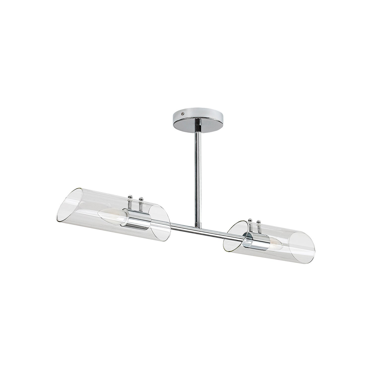 Lámpara de techo E14 2xMAX12W D8cm IP44 | Leroy Merlin