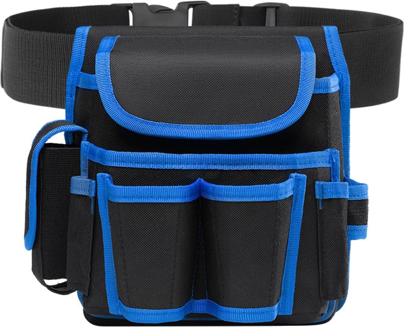 (Bleu) Sacoche à Outils Professionnelle, Réglable Porte-Outil Sac de ...