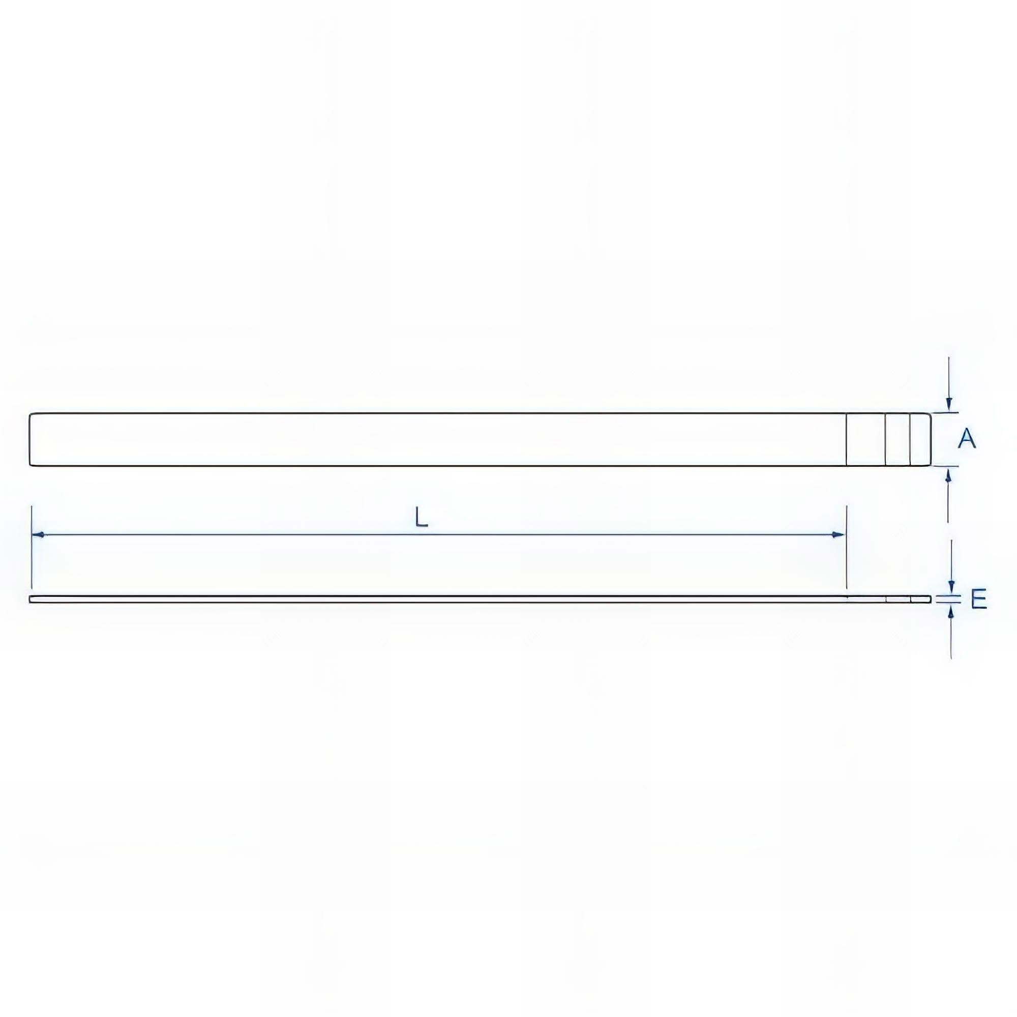 Réglet Inox flexibles 300 x 23,7 x 1 mm | Leroy Merlin