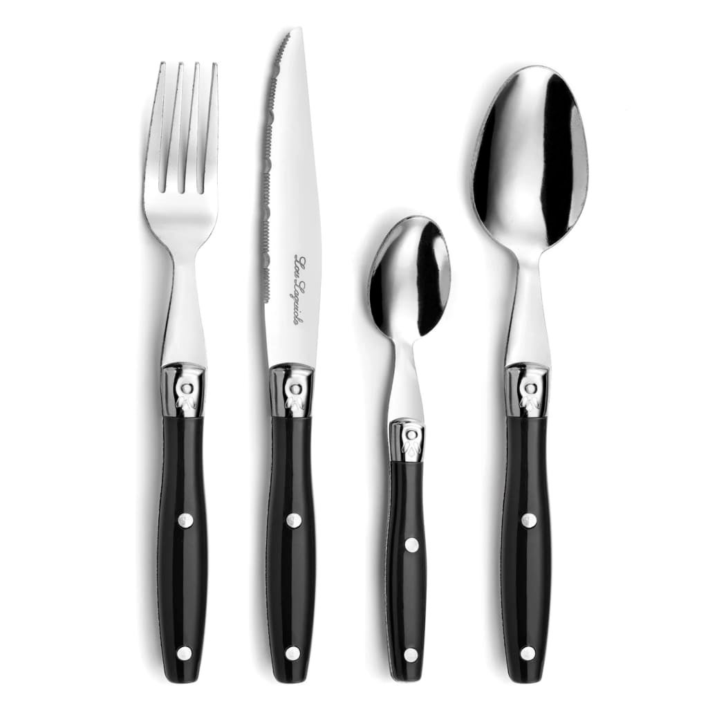 Lou Laguiole Set di Posate 24 pz Comptoir Nero Leroy Merlin
