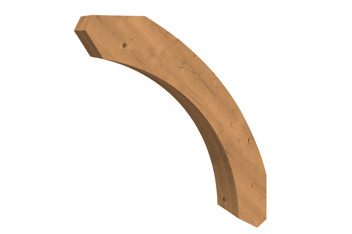 SKAN HOLZ Contrefiche ronde 8 x 5,5 x 75 cm, traitement coloré noyer ...