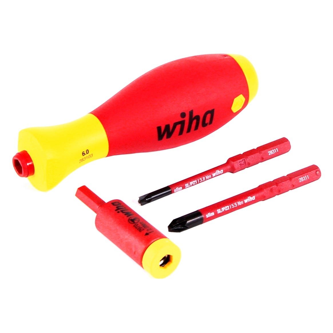 Wiha 2970-S4 Jeu d'adaptateurs dynamométriques easyTorque electric 2,0 Nm ( 41477 ) avec Étui ...