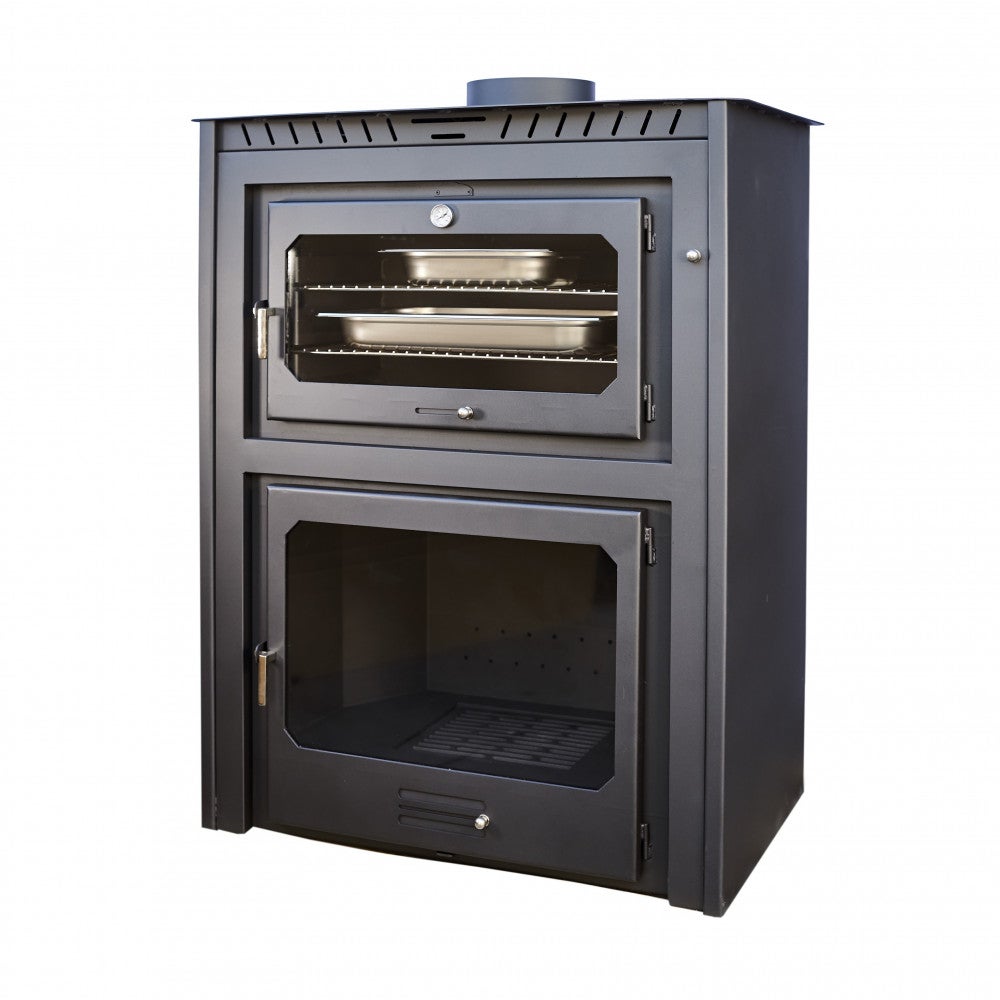 JOIMA - Estufa de Leña con Horno Modelo AVILES 17,5 kW | Leroy Merlin