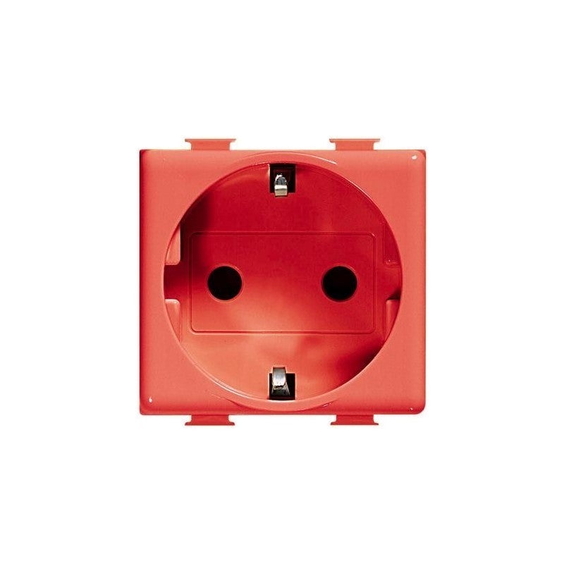 Bticino Magic Base de enchufe rojo 2P+T A5440/2NR | Leroy Merlin