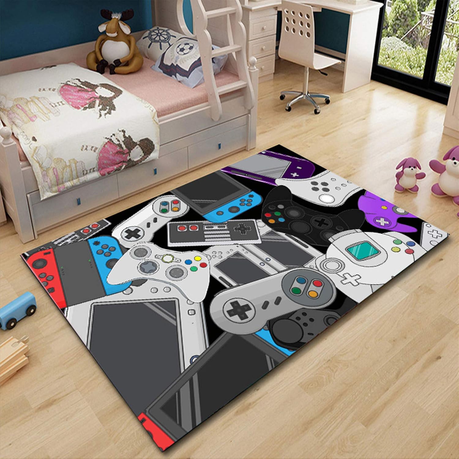 Tappeto da Gaming 3D con Controller – 120x160 cm, Tappeto per Soggiorno ...
